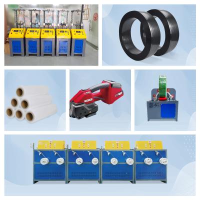 China Customized 9-25mm PET Plastic Steel Strap Production Line 100-600kg/h Extrusion Output for sale