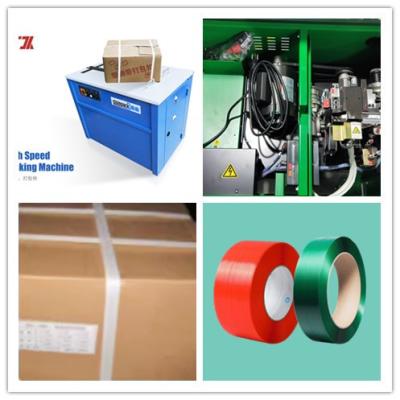 China Fully Automatic Box Strapping Machine 2 Seconds per Strap 110-220V Motor Power Off for sale