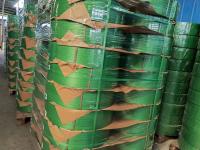 China PET Packing Belt Making Machine 300kg/h 45kW for 100% Recycled Bottle Flakes for sale