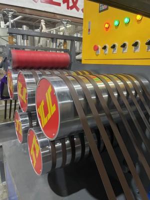 China PP Strapping Band Extrusion Line 150-600kg/h Output Adjustable Speed 5-19mm Width for sale