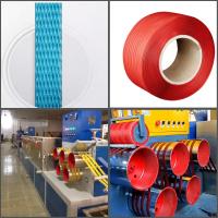 China High-speed 5-19mm Single Screw PP Strapping Production Line 500-600kg/h 24-Hour Non-Stop for sale
