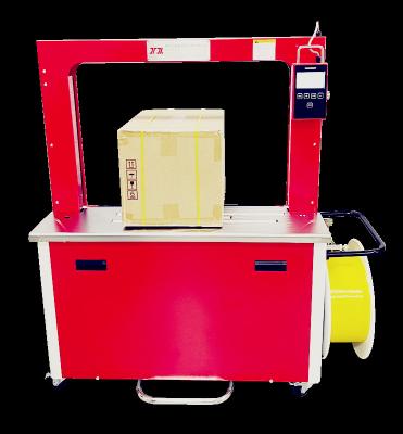 China Fully Automatic Box Strapping Machine 110V 220V Hot Head Heating Stable Structure Custom Table for sale