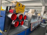 China PET Strap Making Machine 220-300kgs/H PLC Control PET Packaging Belt Manufacturing Equipment for sale