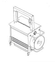 China German Technology Box Strapping Machine Adjustable Cooling Time 2 Sec/Strip Bale Speed,Carton table top baler for sale