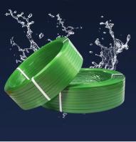 China Cold Resistant PET Plastic Packing Belt PET-16080 Super Tensile Green Binding Strap 9-32mm Width for sale