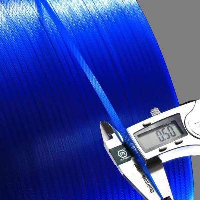 China Custom PP Packing Belt 5-19mm Width 8.5kg Roll with 50-200KG Pull Capacity for Industrial Strapping for sale