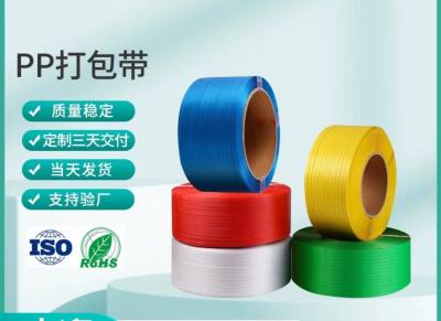China High Quality PP Plastic Packing Tape 5-19mm Width 10kg Roll Strapping for sale