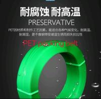 China PET Packaging Belt 9-32mm Width 0.6-1.2mm Thickness 150-1000KG Tensile Force UV Resistant for sale