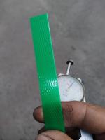 China PET Plastic Steel Strap 9-32mm Width 0.6-1.2mm Thickness High Tensile Strength 200-4500m Length for sale