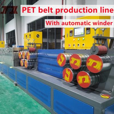 China PET Strap Making Machine 300-350kg/h 45KW for 100% Recycled Bottle Flakes for sale