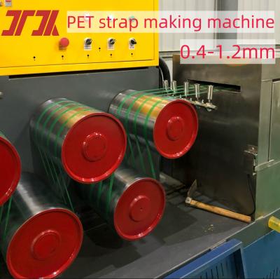 China Three Output PET Strap Extrusion Line With Automatic Winder PET Bottle Flake for sale