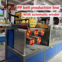 China Schneider Electrical PP Strap Band Extrusion Line 5-19mm 37KW Automatic Manual Winder for sale