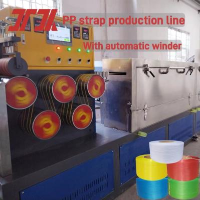 China PP Packing Belt Making Machine 5-18mm Width 1000-7000m Length 220-300m/min for sale