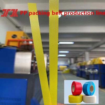 China PP Strap Manufacturing Machine 5-19mm Width 2 Straps High Efficiency Automatic Control for sale