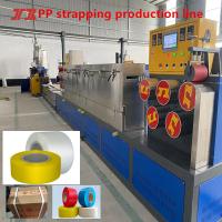 China PP Strapping Production Line Width 5-19mm Tension 100-300KG PLC Control 100KW for sale