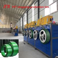 China Intelligent PET Plastic Steel Belt Production Line 150-600kg/h with Servo Winding Machine for sale
