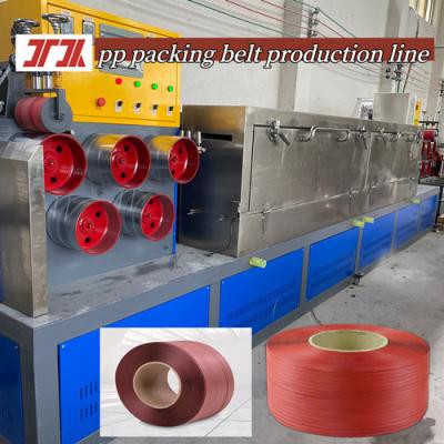 China PP Strapping Tape Production Line 110mm Screw 3300mm Length 80KW Power Consumption for sale