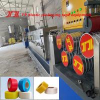 China PP Strapping Tape Production Line 110mm Screw 3300mm Length 80KW Power Consumption for sale