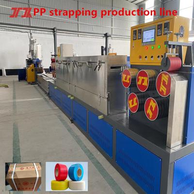 China PP Strapping Production Line 80KW Servo Motor 5-19mm Width Plastic Strapping Machine for sale