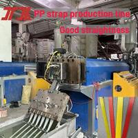 China Single/Double Screw Plastic PP Packing Belt Making Line with ISO/SE for sale