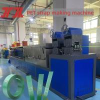 China Customized Color PET Belt Making Machine With Double Station Winder for sale
