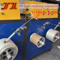 China Single Screw Recycled PP Strap Band Making Machine For Packaging Industry for sale