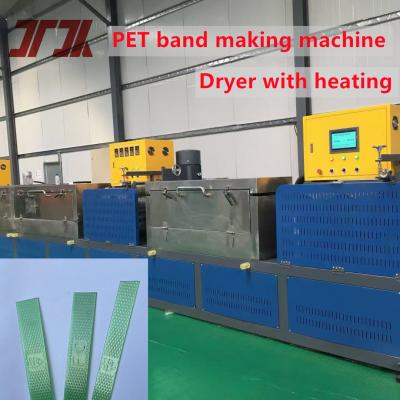China PET Strap Production Line 9-32mm Width 220-250kg/H Capacity Two Straps Output for sale