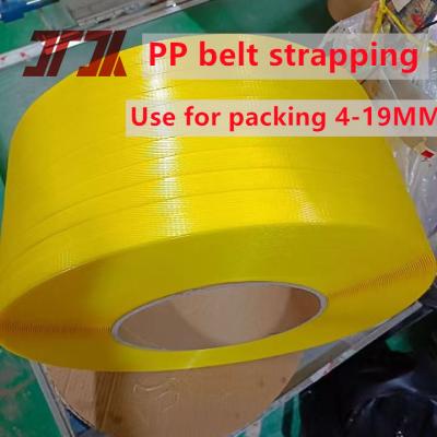 China Plastic PP Strapping for The Packaging Industry Bundle Straps with 5-19mm customized for sale