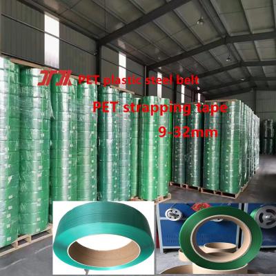 China Wholesale PET Plastic Strapping 16mm x 0.8mm Heavy Duty Steel Strapping for Industrial Packaging for sale