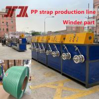 China 9-32mm Width Pet Packing Belt Extrusion Making Machine With Clear Embossing Machine for sale