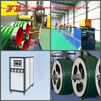 China PET Plastic Steel Belt Production Line 9-32mm 100-600kg/h Extrusion Machine for Bottle Flakes for sale