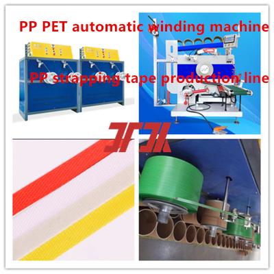 China Automatic PET PP Strapping Band Winding Machine 9-32mm Width 200-300 pieces/min Production for sale