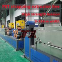 China PET Plastic Strapping Band 9-32mm Width 0.4-1.2mm Thickness High Tensile Strength 350-950kg for sale