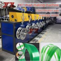 China 9-32mm Width Customized PET 3 Straps Output Making Machine With Large Extrusion 400kg/H for sale