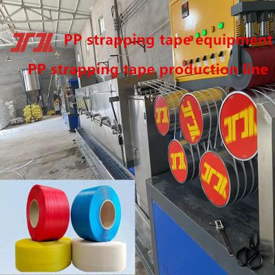 China PP Strapping Production Line 200-300m/min PLC Controlled Extruder for Recycle Material 0.4-1.2mm Thickness for sale
