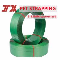 China Customized PET Pallet Packing Belt 9-32mm Width Heavy Cargo Strapping OEM for sale