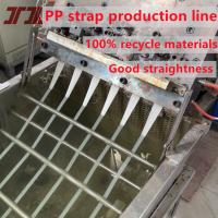 China 230-260kg/h PP Strap Making Machine with Semi-Automatic Winder for Strapping Belt Production for sale