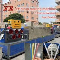 China High Production Capacity PP Plastic Belt Making Machine 4 Line High Precision for sale