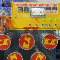 China Fully Automatic Single Double Screw PP Strap Extrusion Line Making Strong Strength Durable And Flexible Strapping for sale