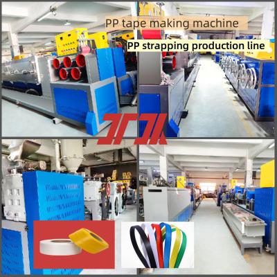 China High Speed Single Screw PP Strapping Tape Production Line 5-19mm Width 260-300m/min for sale