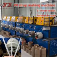 China 5-19mm Light Weight Customized Factory PP Plastic Packing Belt Machine With Automatic Winder for sale