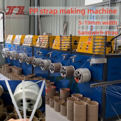 China 5-19mm Light Weight Customized Factory PP Plastic Packing Belt Machine With Automatic Winder for sale
