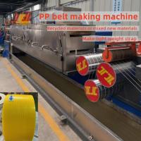 China PP Strap Making Machine 125kg/H Output 90mm Screw 28:1 L/D Ratio High Speed 220-300m/min for sale