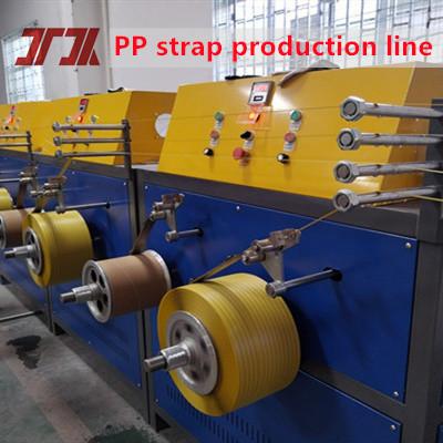 China PP Packaging Belt Production Line 5-19mm Width Customized Flexible Tension 22kW for sale
