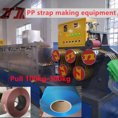 China 200 Kg/H Twin Screw PP Strap Extrusion Line with Double Screen Changer 5-19mm Width for sale