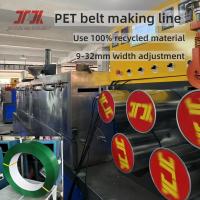 China PET Flake Crushed Material PET Plastic Material Strapping Tape Strap Manufacturing Machine With Precise Die Head Control for sale