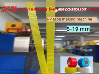 China PP Strapping Production Line 5-19mm Single Screw Extruder 200-300m/min High Speed Five Roller Machine for sale