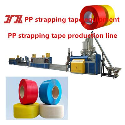 China PP Strapping Tape Production Line Single Screw 200-300m/min Width 5-19mm for sale