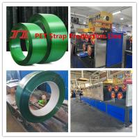 China Full 9-32mm Automatic Polyester PET Strap Production Line make high strength PET belt with PLC control for sale