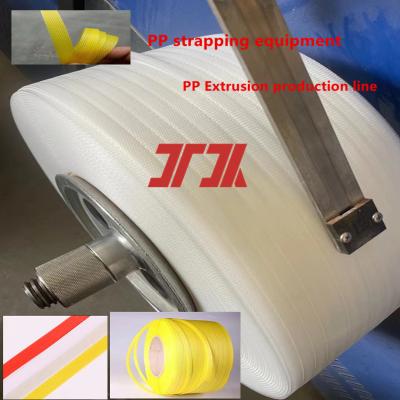 China PP Strapping Tape Production Line 5-19mm Width 300m/min Speed Plastic Extruder Machine for sale